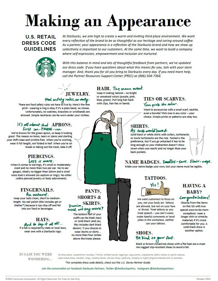 Can you wear black jeans to a Starbucks interview?