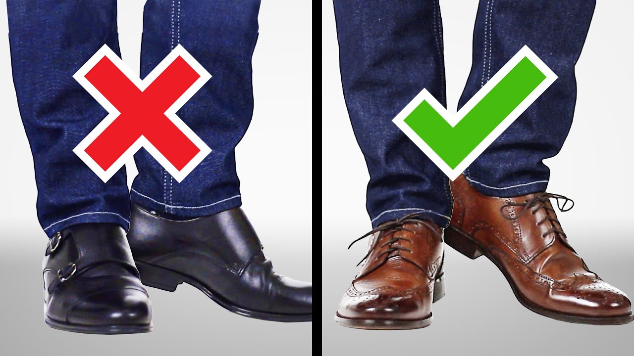 Can you wear black shoes with jeans?