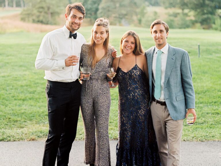 Can you wear jeans to an evening wedding reception?