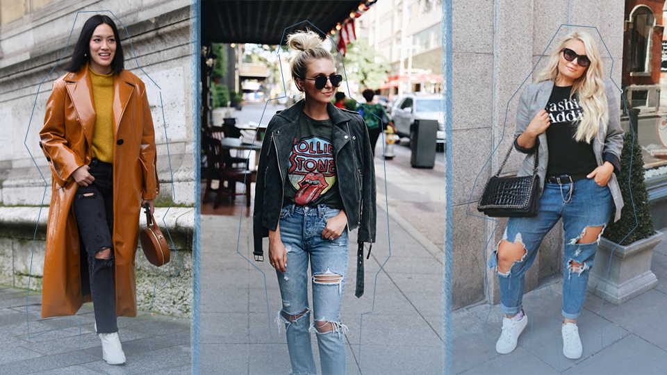 Can you wear ripped jeans to a bar?
