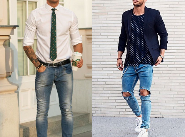 Can you wear ripped jeans to work on Casual Friday?