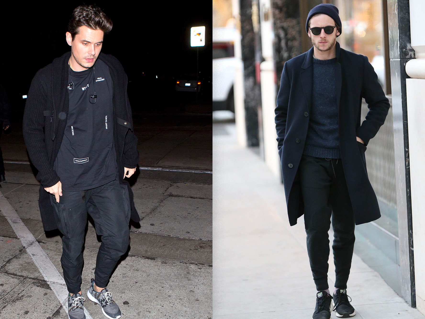 Can you wear sweatpants with a coat?