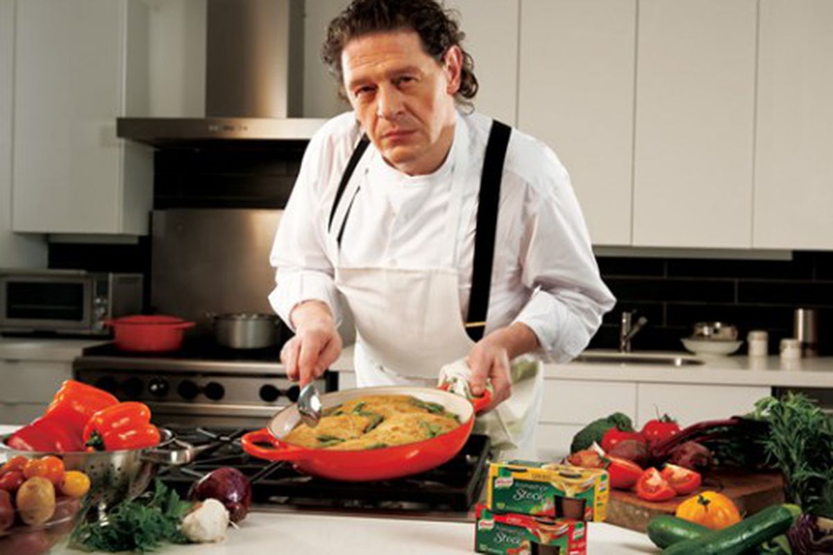 Did Marco Pierre White really use Knorr?