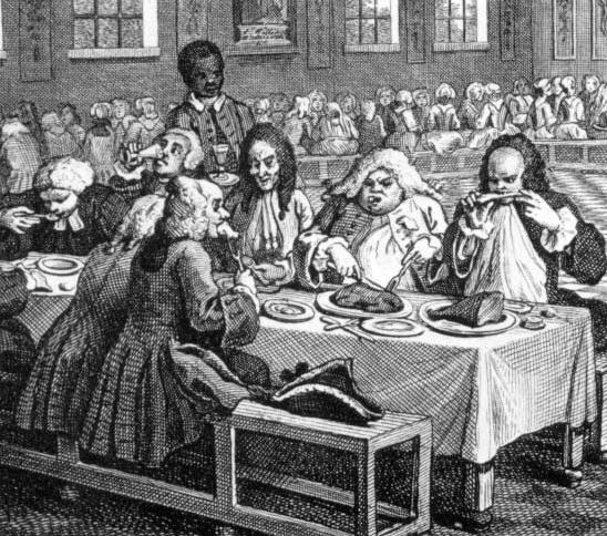 Did people eat soup in the 1800s?