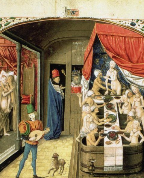 Did people in medieval times have bathtubs and soap?