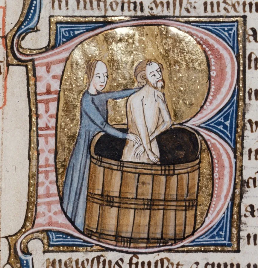 Did people in the Middle Ages bath regularly?