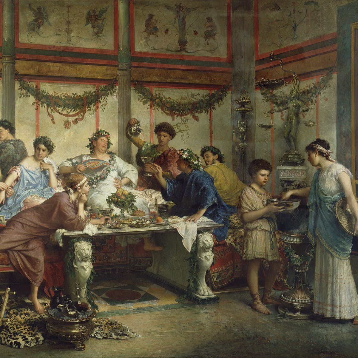 Did Romans vomit between meals?