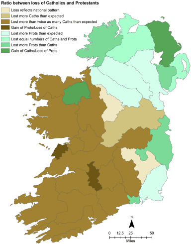 Did the Irish famine affect Protestants?