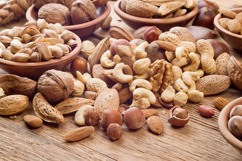 Do almonds have more calcium than milk?