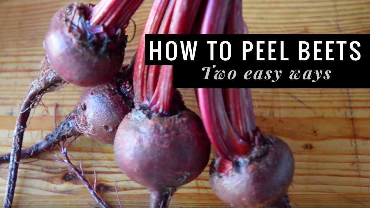 Do beets have to be peeled?