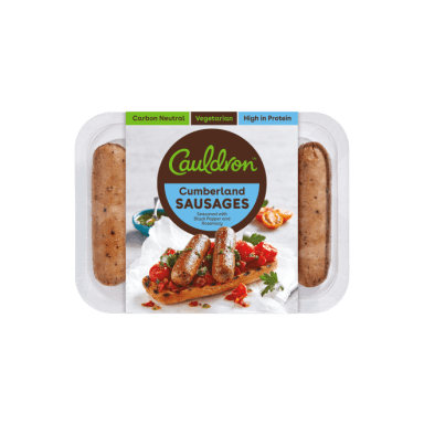Do Cauldron sausages contain gluten?