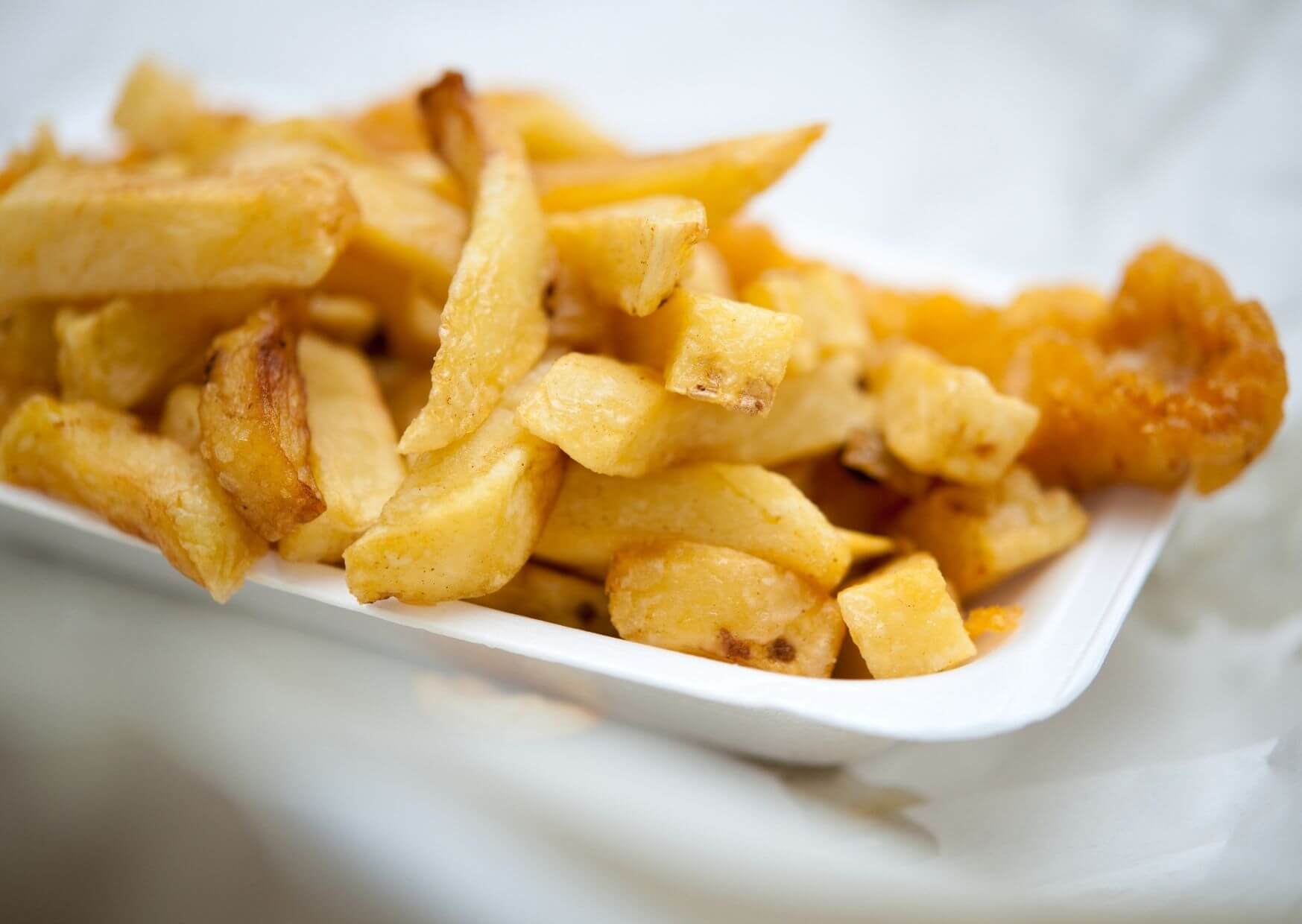 Do chip shops use frozen chips?