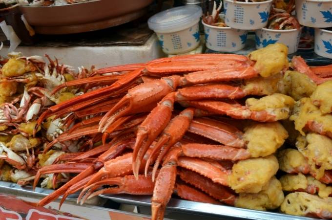 Do crab legs have parasites?