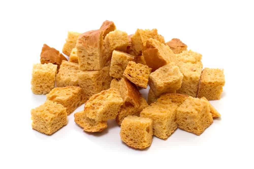 Do croutons need to be cooked long term?