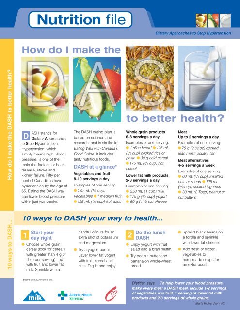 Do dairy products affect blood pressure?