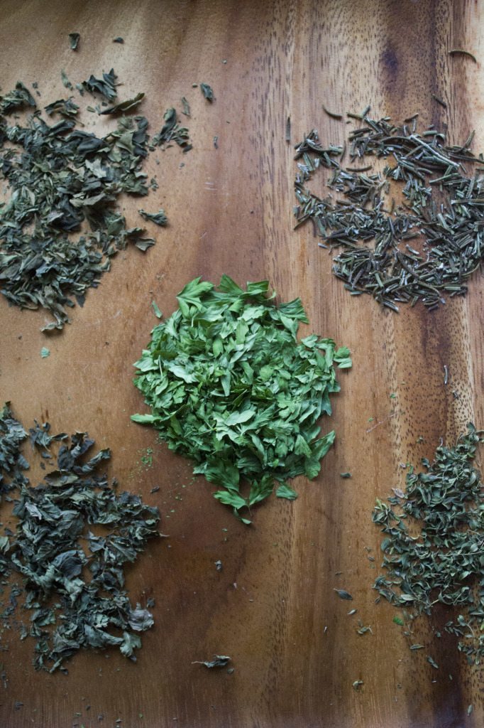 Do dried herbs burn in oven?