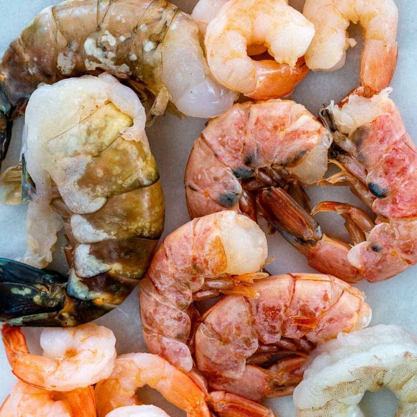 Do English people eat shrimp?