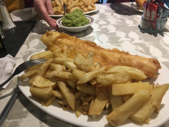 Do fish and chips shops use beer?