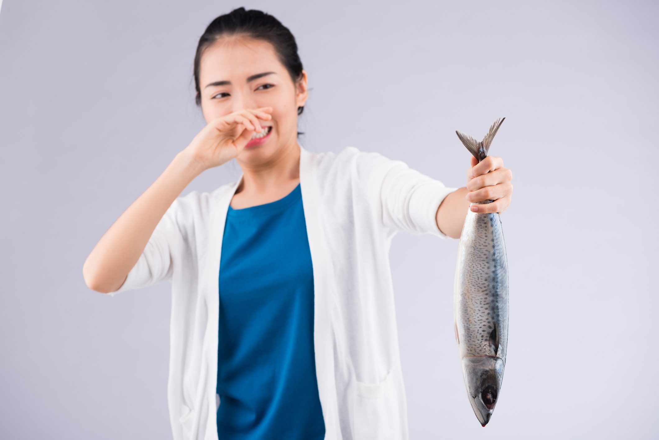 Do fish smell when fresh?