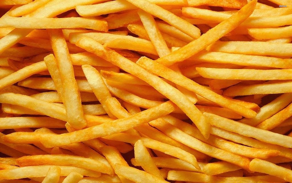 Do French fries float when they are done frying?