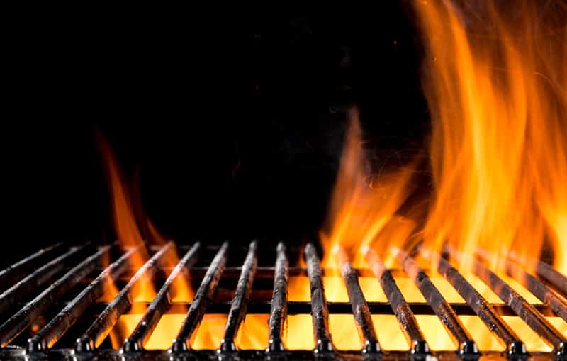 Do grills kill bacteria on grates?