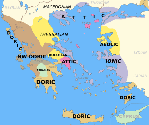 Do Hellenes know which localities are Dorian?