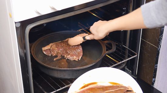 Do I broil steak on high or low?