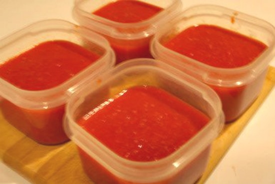 Do I have to cook tomato puree before freezing?