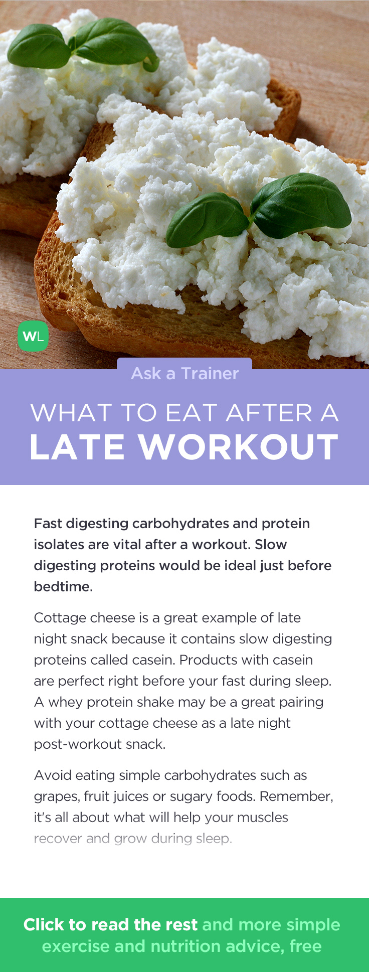 Do I have to eat after late-night cardio?