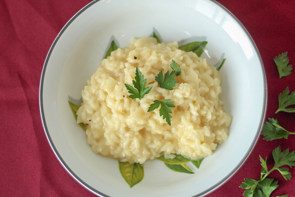 Do I have to put white wine in risotto?