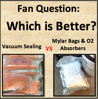 Do I need oxygen absorbers If I vacuum seal?