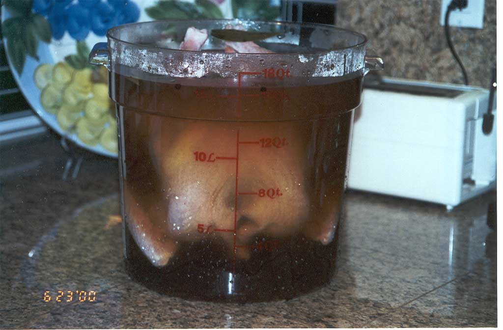 Do I rinse meat after brining?