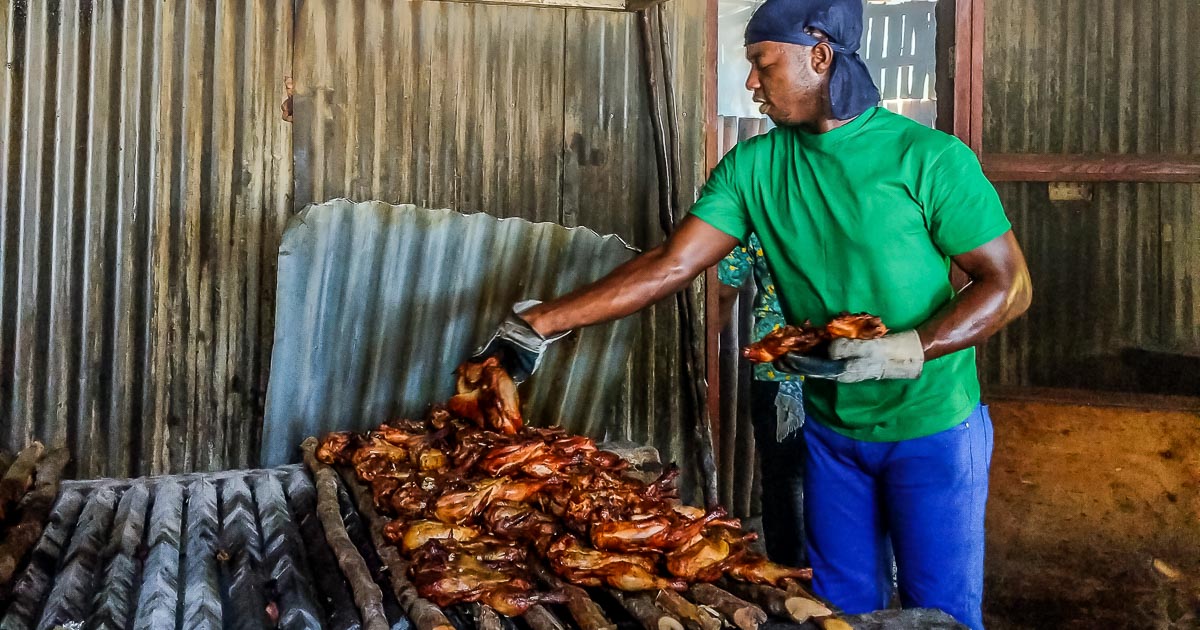 Do Jamaican people eat meat?