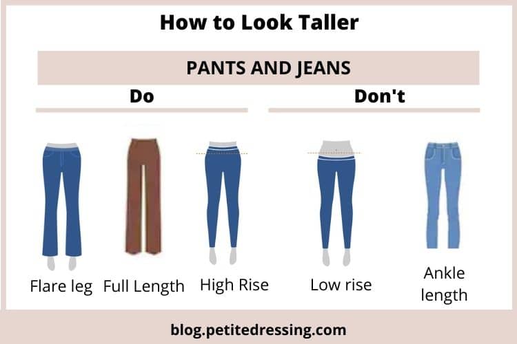 Do jeans make you taller?