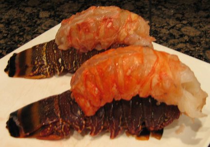 Do lobster tails turn red when cooked?