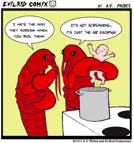 Do lobsters feel pain claim?