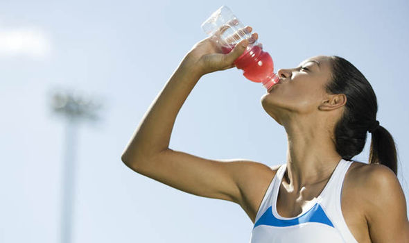 Do marathon runners drink glucose?