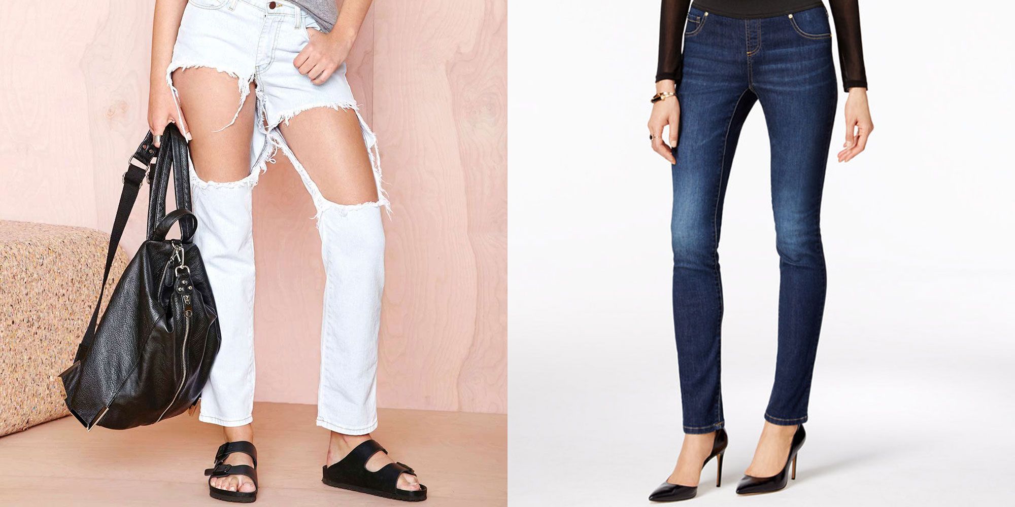 Do men like jeans on a woman?