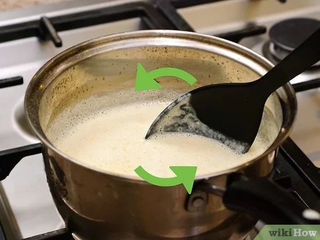Do not leave the cooking area when making milk soups?