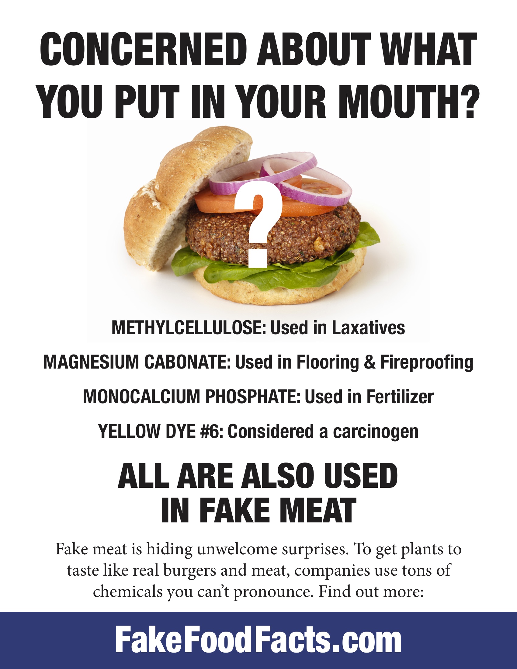 Do plant-based meats contain chemicals?