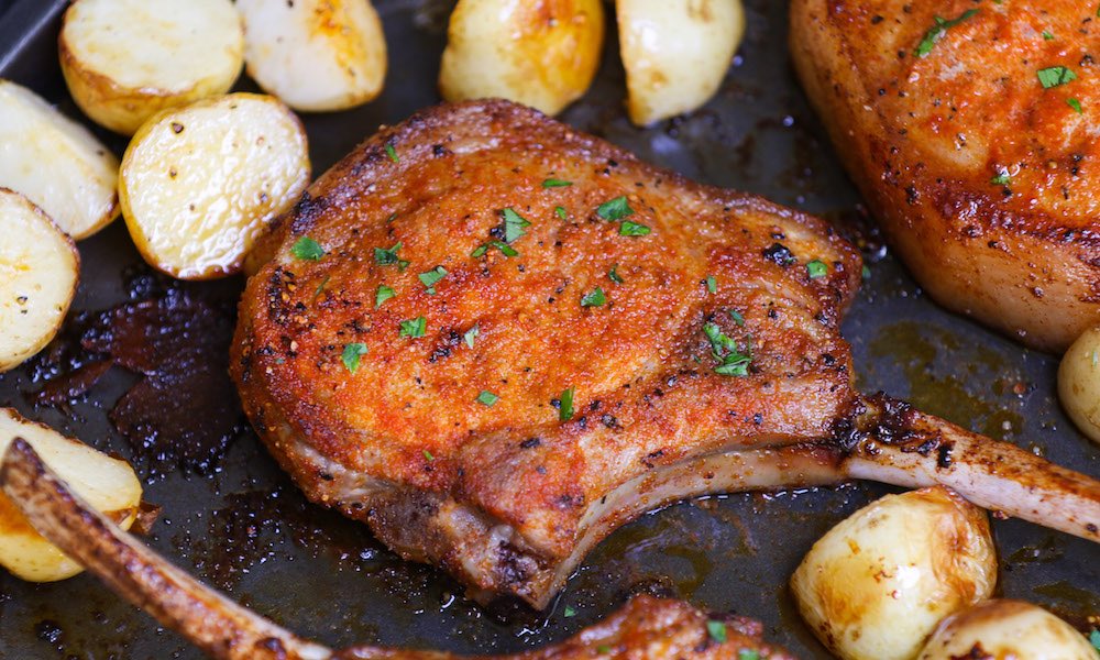 Do pork chops get more tender the longer you bake them?