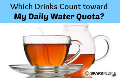 Do soft drinks count as water intake?