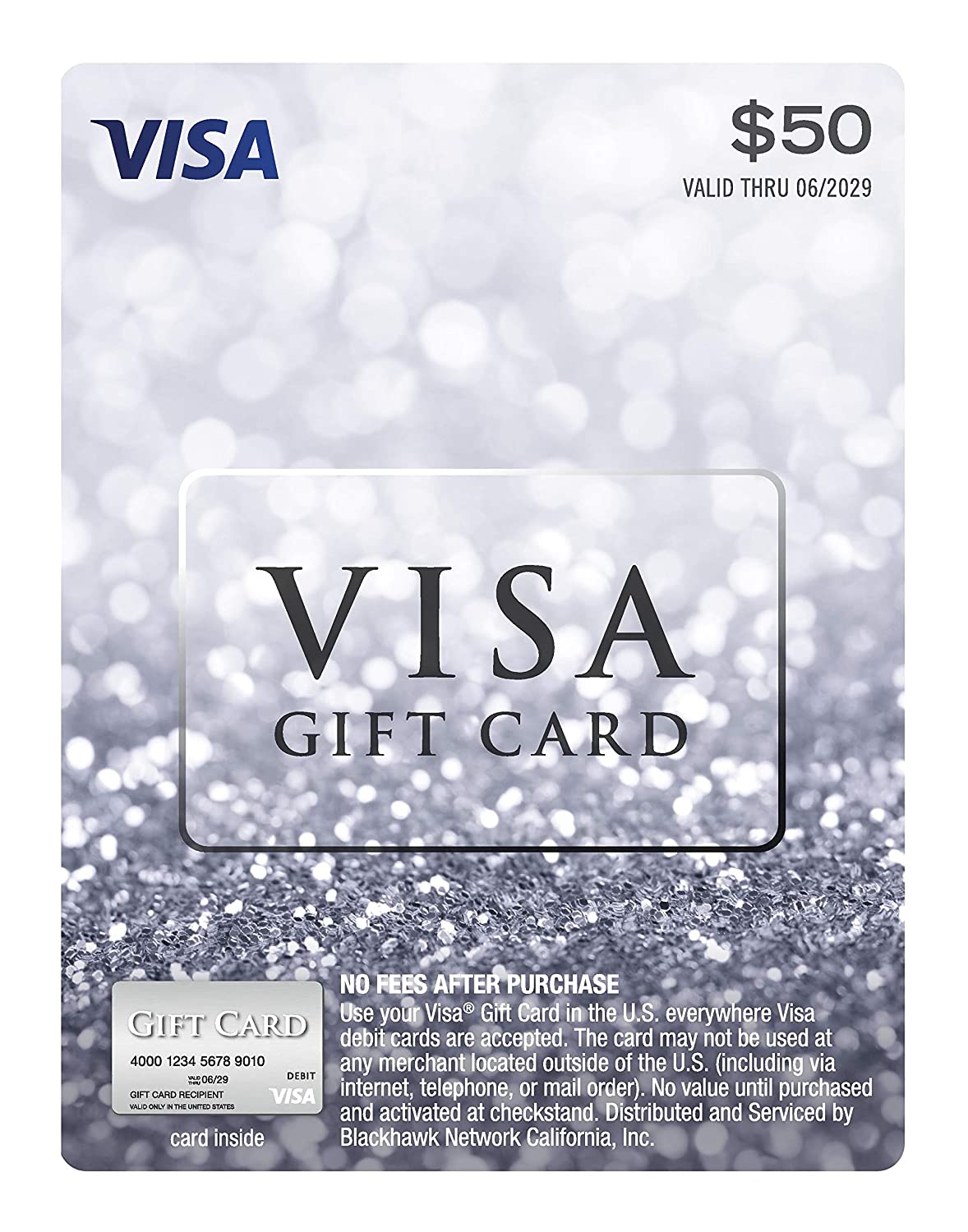 Do Visa gift cards have transaction fees?