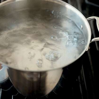 Do you add salt before or after boiling water?