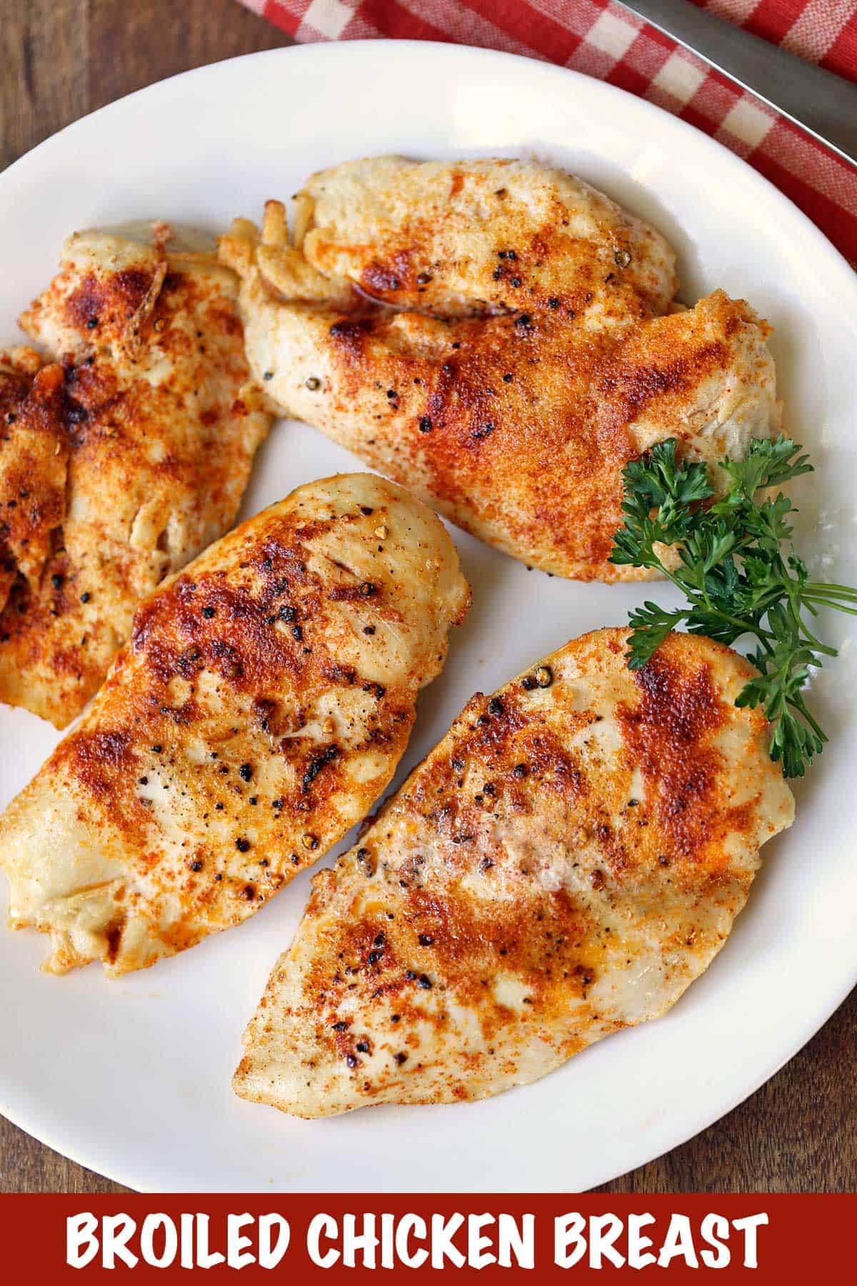 Do you broil chicken high or low?