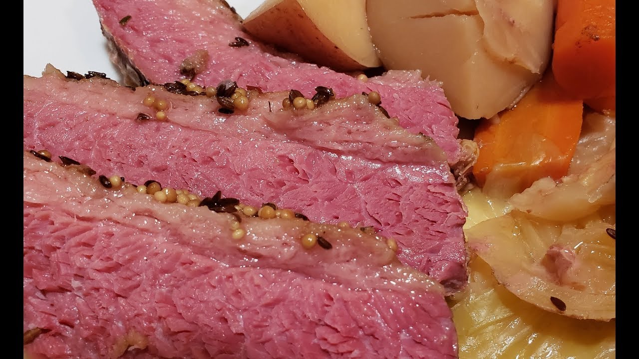 Do you completely cover corned beef with water?
