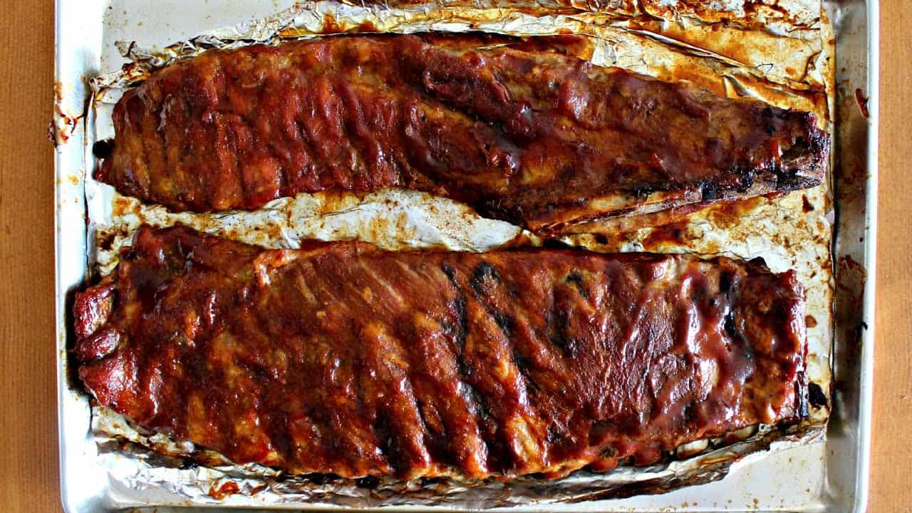 Do you cook ribs covered or uncovered in the oven?
