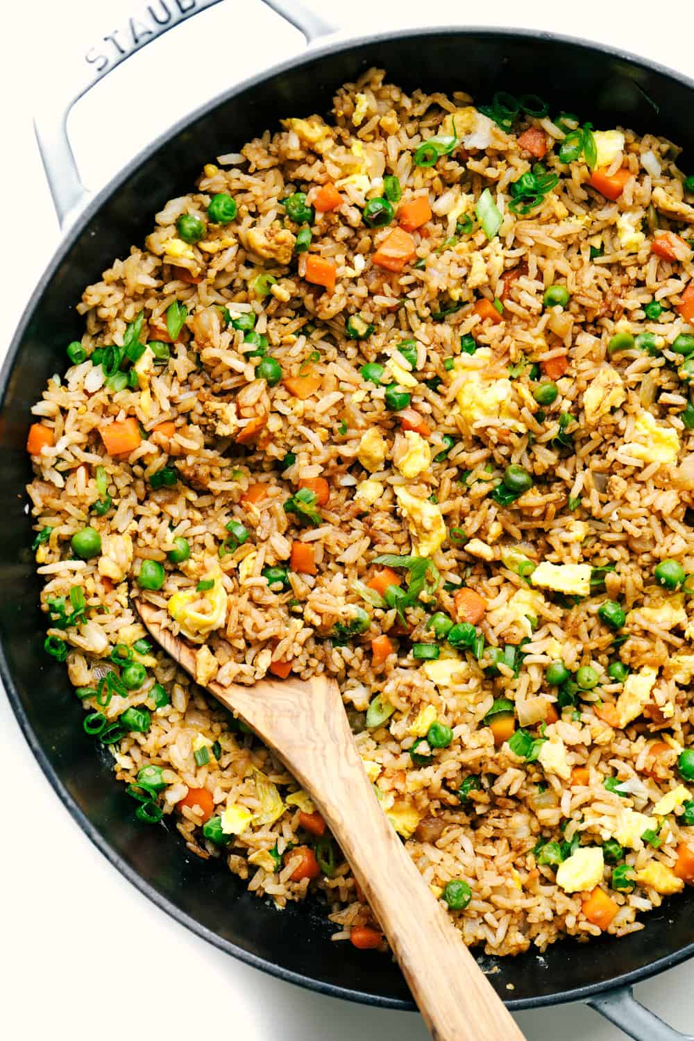 Do you cook rice before stir frying?