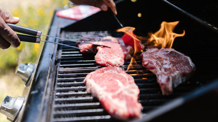 Do you cook steak out of the fridge before grilling?