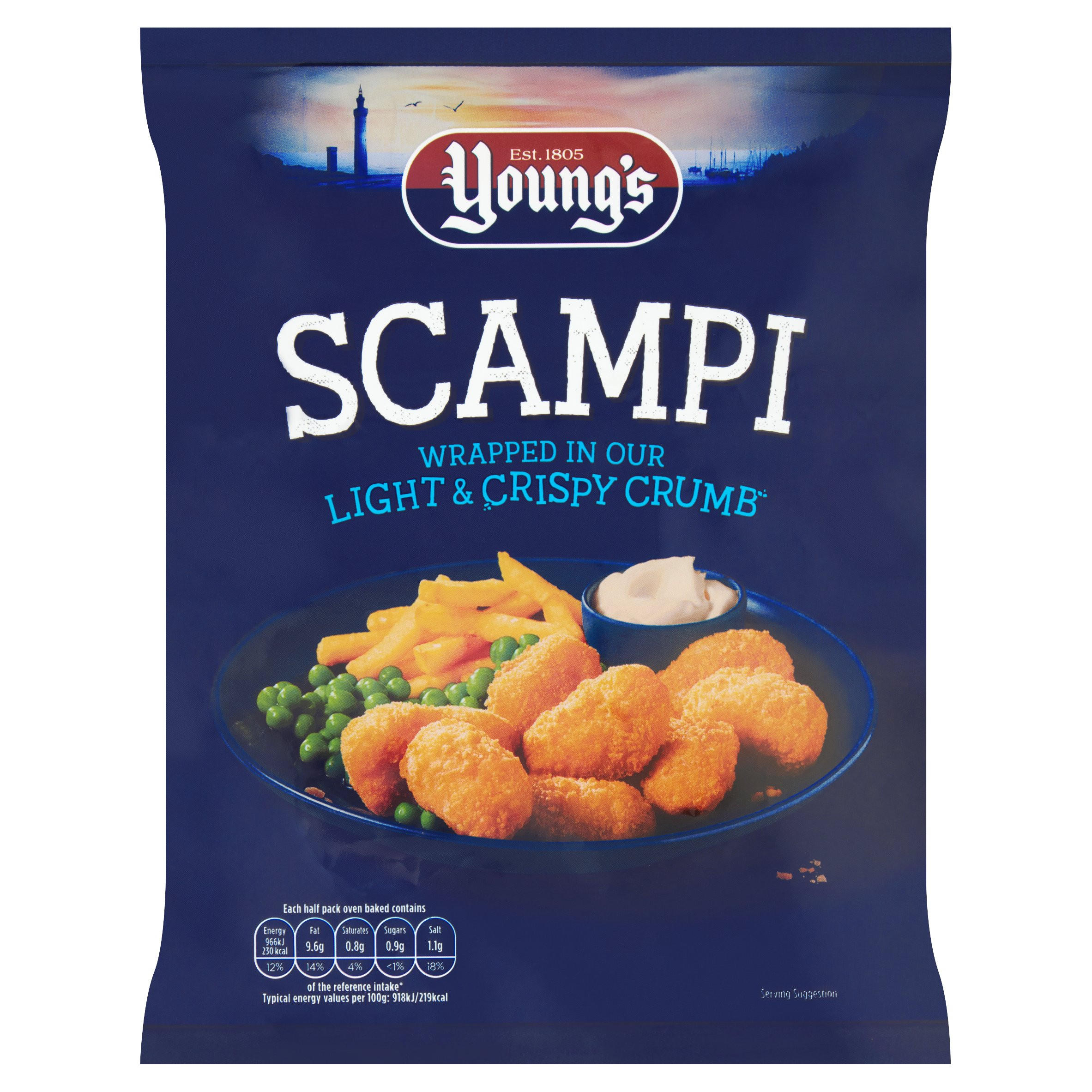 Do you cook Youngs Scampi from frozen?